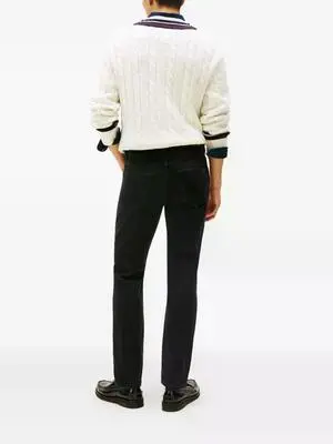 Tommy Hilfiger Logo-patch Jeans - Black
