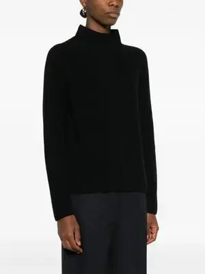 Marc O'polo Knitted Mock-neck Sweater - Black