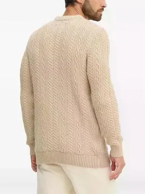 Barbour Cable-knit Crew-neck Sweater