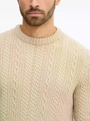 Barbour Cable-knit Crew-neck Sweater