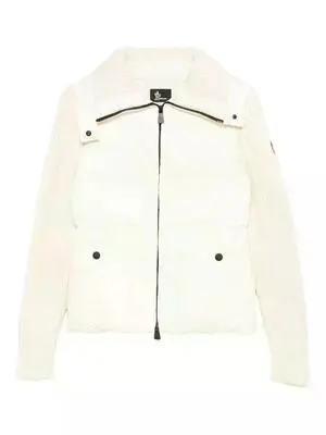 Moncler Zip-up Puffer Jacket - White