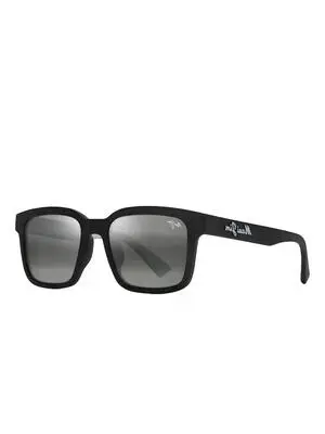 Maui Jim Piopio Asian Fit Rectangle-frame Sunglasses