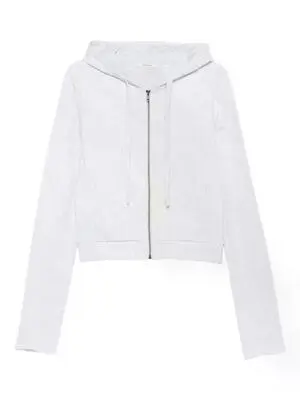 ENTIRE STUDIOS Hooded Zip-fastening Sweatshirt - Grey