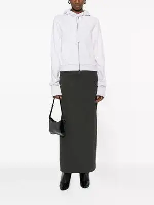 ENTIRE STUDIOS Hooded Zip-fastening Sweatshirt - Grey