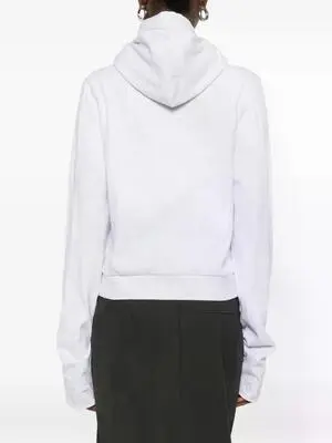 ENTIRE STUDIOS Hooded Zip-fastening Sweatshirt - Grey