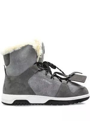 Off-white Criss-cross Boots For Men