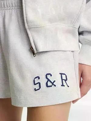SPORTY & RICH Logo Elasticated Shorts