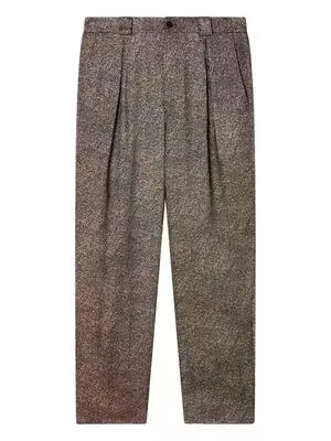 Giorgio Armani Pleated Herringbone Trousers