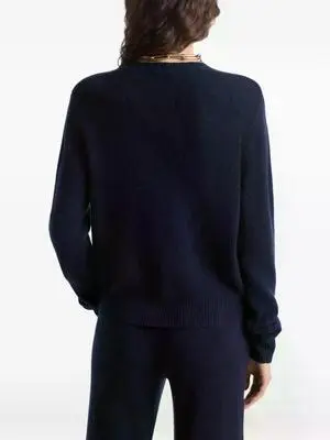 SPORTY & RICH Embroidered Sweater - Blue