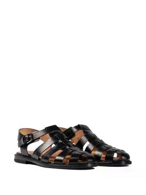 Church's Fisherman Buckle Sandals - Black