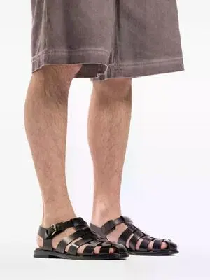 Church's Fisherman Buckle Sandals - Black