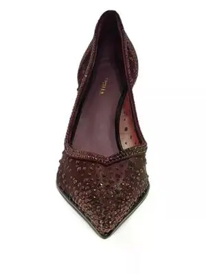 LE SILLA 90mm Nicole Embellished Pumps