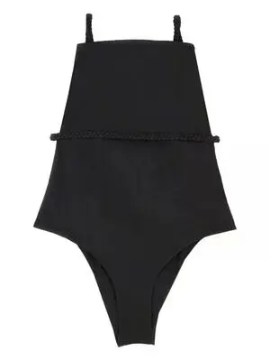 Manebí Strap-detail Swimsuit - Black