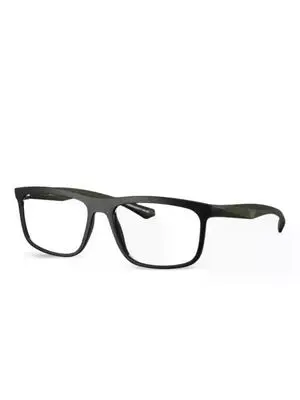 Emporio Armani Rectangle-frame Eyeglasses - Black