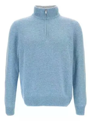 GRAN SASSO Fine-knit Half-zip Jumper