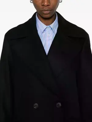 Paul Smith Double-breasted Coat With Pockets