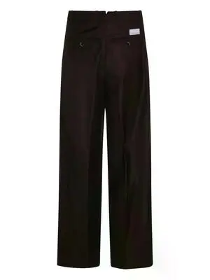 NINE:INTHE:MORNING Pleated Tailored Trousers - Brown