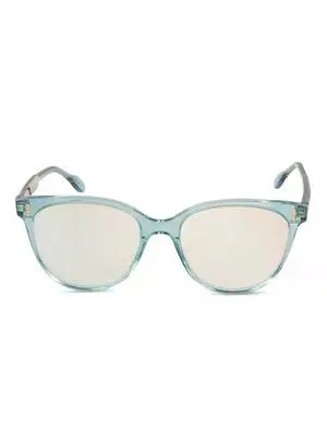 KADOR Nikla Glamour Round-frame Glasses - Blue