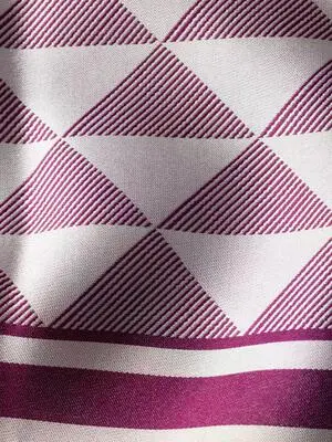 Prada Symbole-pattern Silk Scarf - Purple
