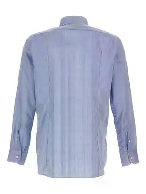 BAGUTTA Striped-pattern Button-fastening Shirt