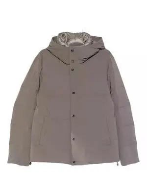 MONTECORE Hooded Button Coat - Grey