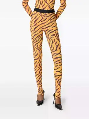 MARINE SERRE Tiger-print Leggings