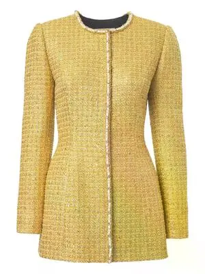 Carolina Herrera Embellished Tweed Jacket