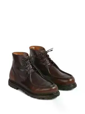 Officine Creative Round-toe Leather Boots