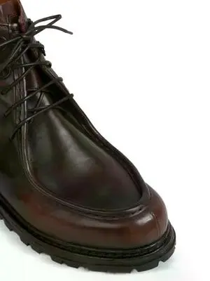 Officine Creative Round-toe Leather Boots