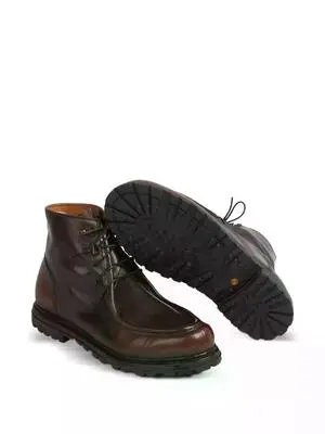 Officine Creative Round-toe Leather Boots