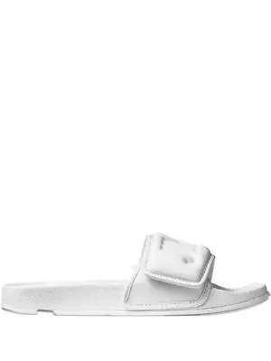 JIMMY CHOO Logo-strap Slides
