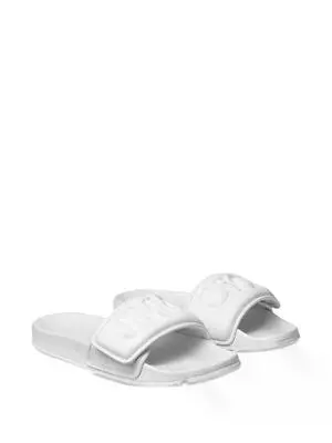 JIMMY CHOO Logo-strap Slides