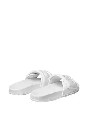 JIMMY CHOO Logo-strap Slides
