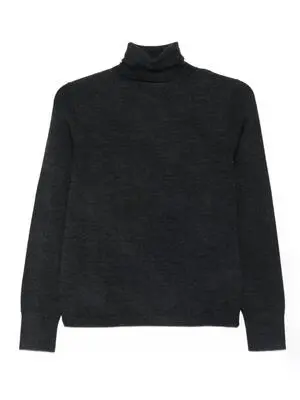 ALLUDE Roll-neck Top