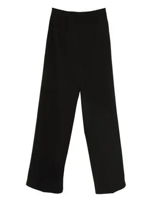 BLANCA VITA Belt-loops Trousers - Black