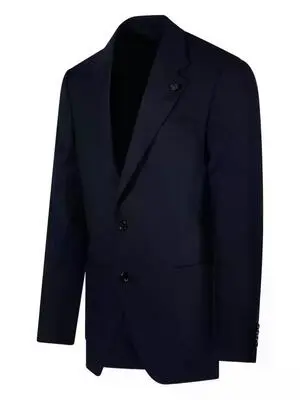 LARDINI Notched-lapel Single-breasted Blazer
