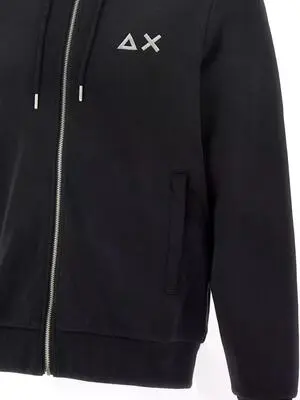 SUN 68 Cotton Zip-up Hoodie - Black