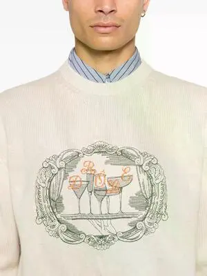 Drole De Monsieur Graphic-print Sweater