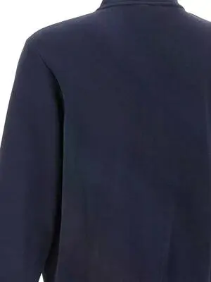 SUN 68 Embroidered Zip Sweatshirt - Blue