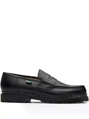 Paraboot Reims Leather Loafers - Black