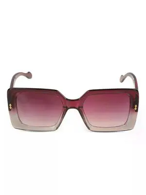 KADOR Square-frame Gradient Sunglasses - Red
