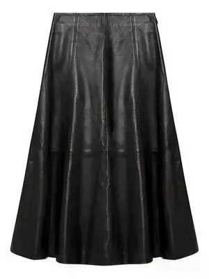 Simkhai Ryma Leather Midi Skirt