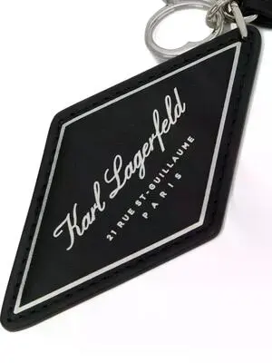 Karl Lagerfeld Logo-print Keyring