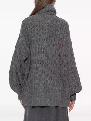 LISA YANG Balloon-sleeve Zip Cardigan