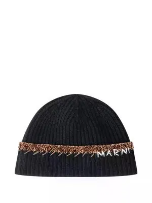 Marni Ribbed Trim Beanie