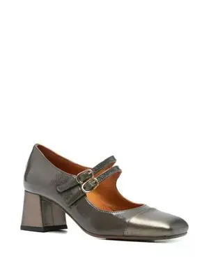 Chie Mihara Buckle-strap Heeled Pumps