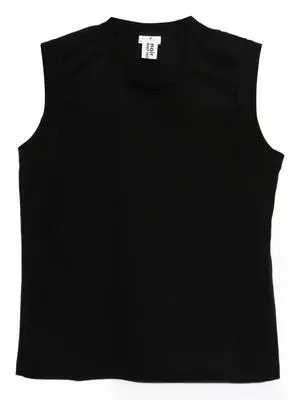 Noir Kei Ninomiya Cotton Tank Top - Black