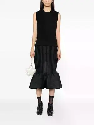 Noir Kei Ninomiya Cotton Tank Top - Black