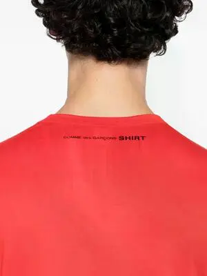 Comme Des Garçons Cotton T-shirt - Red