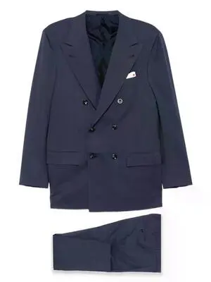 Kiton Single-breasted Suit - Blue